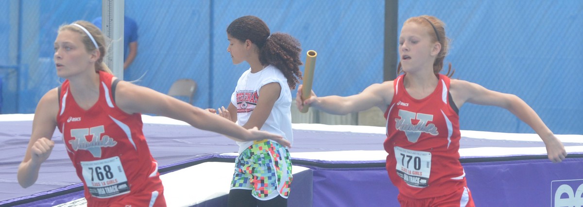Relay team sets record at state - The Leader Union