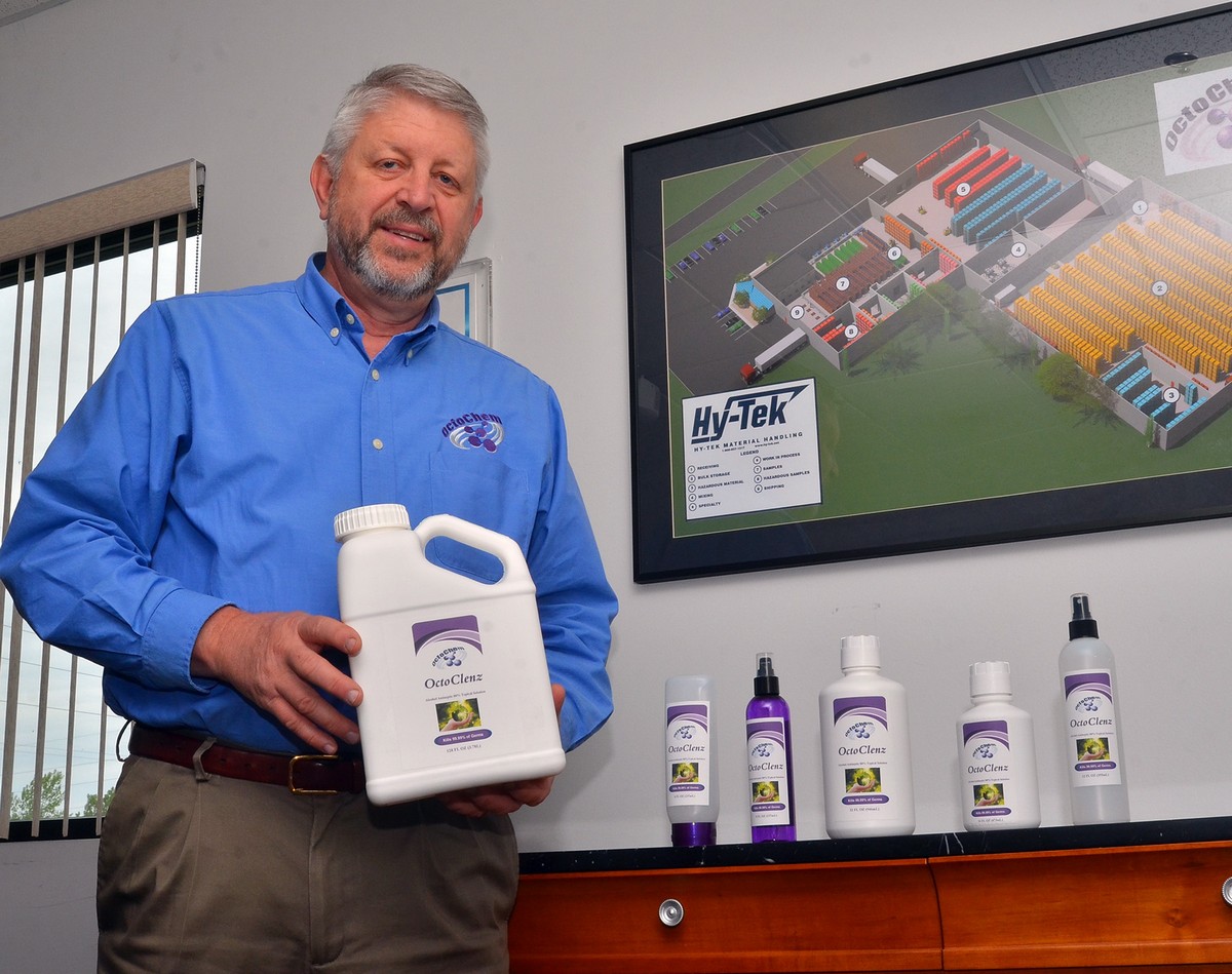 Octochem providing hand sanitizer - The Leader Union