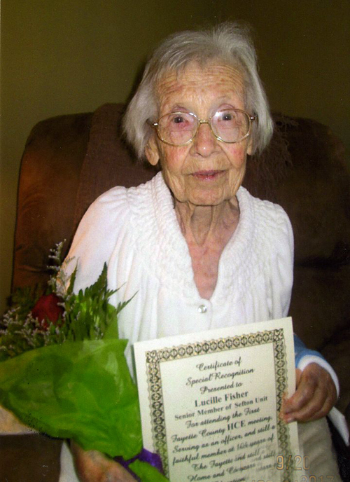 HCE honors charter member Lucille Fisher - The Leader Union
